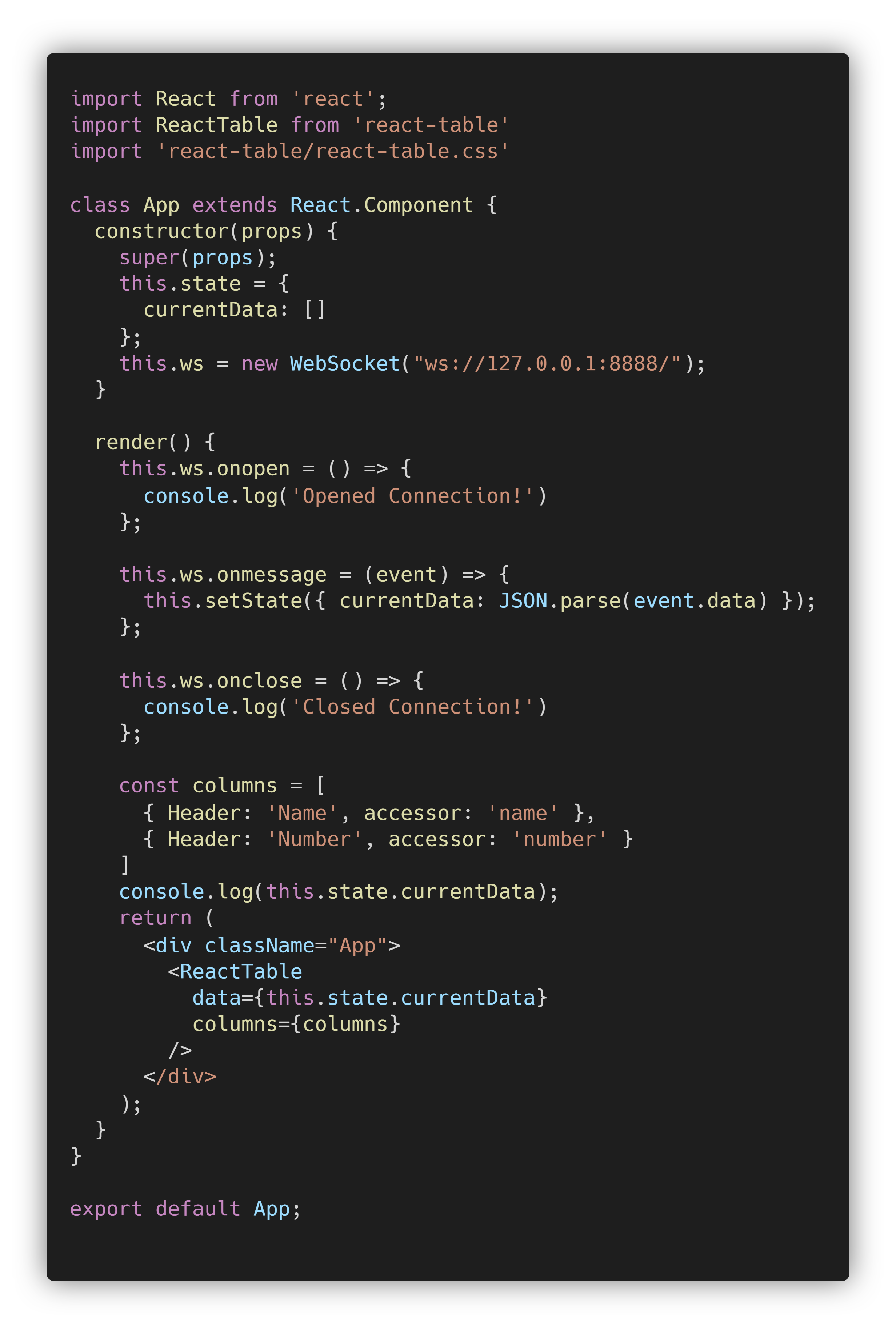 Live streaming to ReactJS with Websockets - Ivo's Blog!