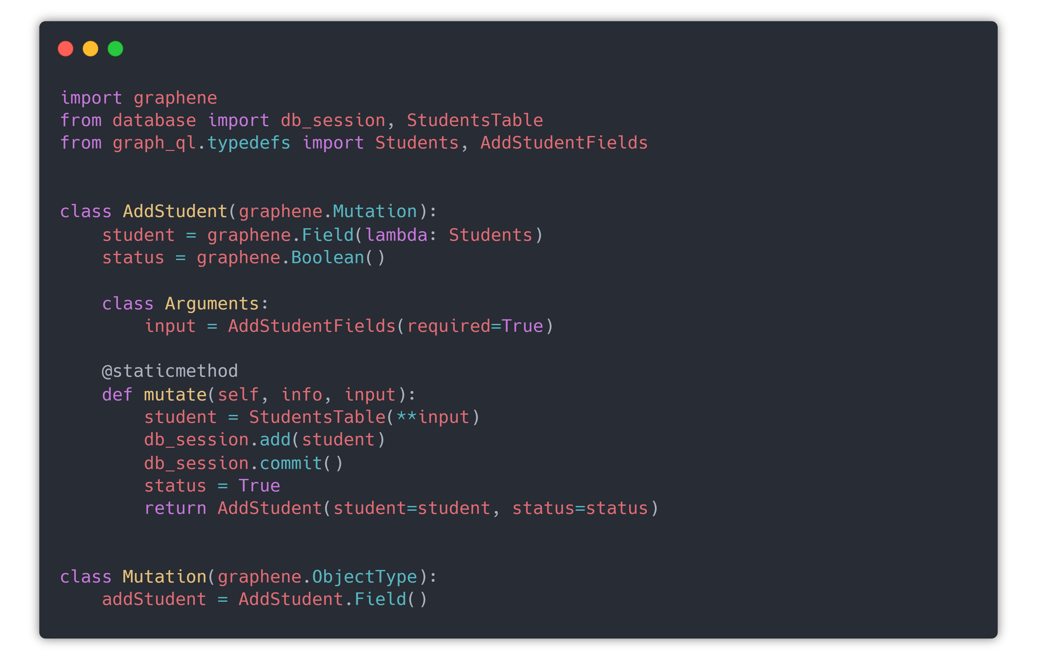 Setting up GraphQL for an SQL database in Python - Ivo's Blog!